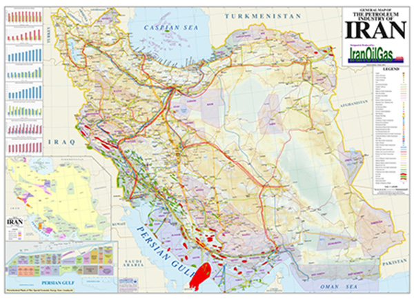 Iran oil & gas industry interactive map | IranOilGas Network